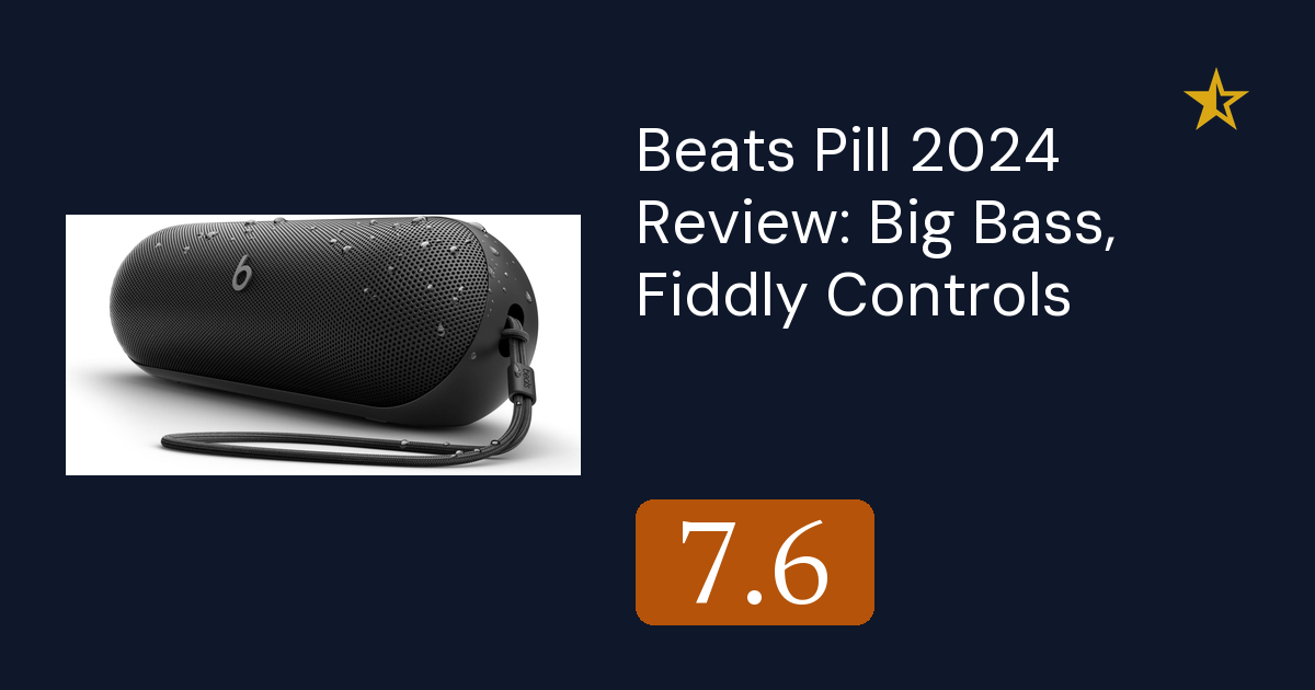 Beats Pill 2024 Review: Big Bass, Fiddly Controls - Review in Detail
